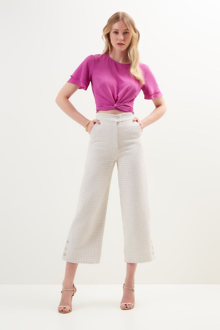 Calça Curta Tweed - litt