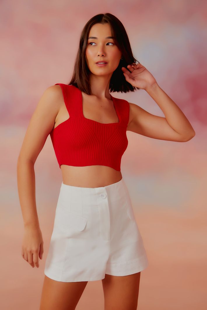 Short Jacquard Paisley Lilly - litt